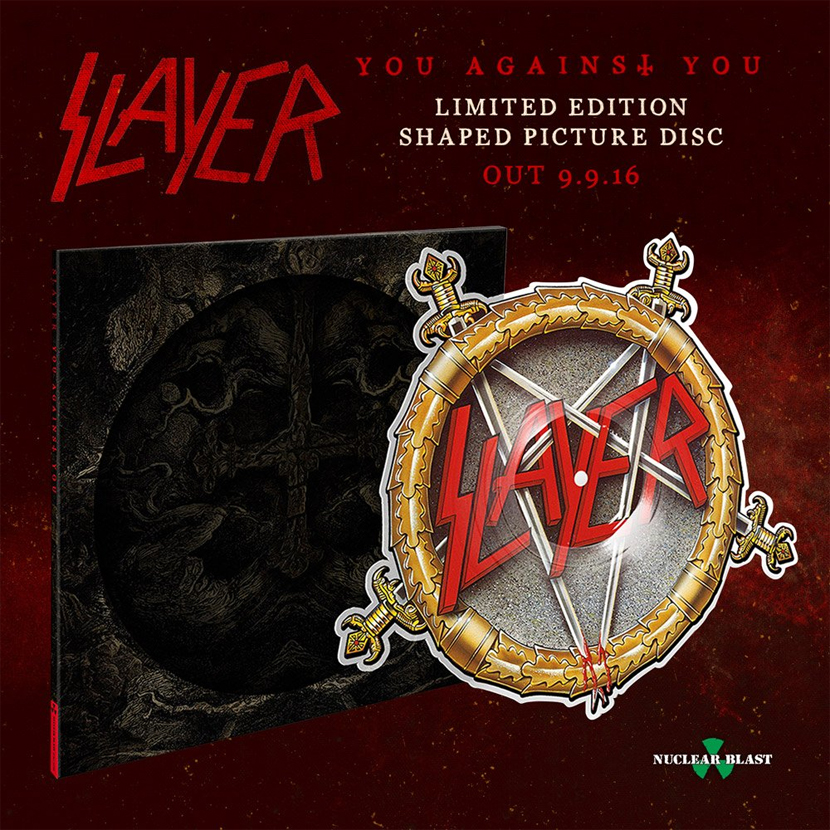 Slayer To Release Logo Shaped "You Against You" 7" - Theprp.com