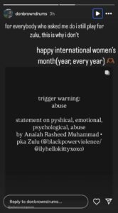 Zulu's Anaiah Rasheed Muhammad Issues Statement Denying Recent Abuse ...