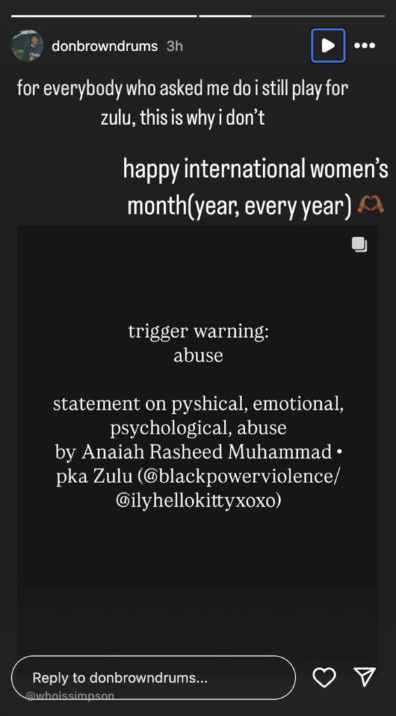 Zulu's Anaiah Rasheed Muhammad Issues Statement Denying Recent Abuse ...